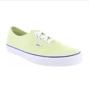 Vans | Shoes | Vans Authentic Shadow Lime Green True White Shoes | Poshmark